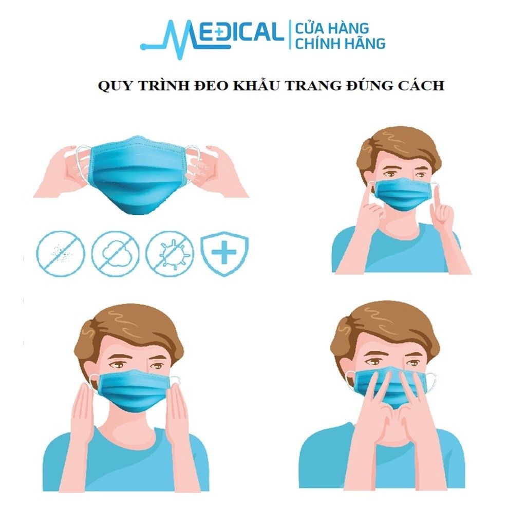Khẩu trang y tế 4 lớp PK95 PHÚC KHANG MASK màu trắng chính hãng ...