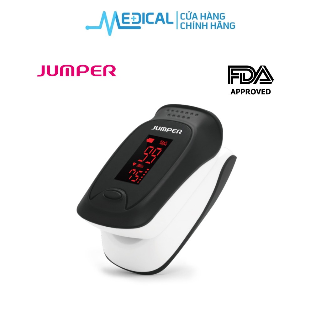 Máy đo nồng độ oxy máu SpO2 JUMPER JPD-500D LED (FDA hoa kỳ chứng nhận ...