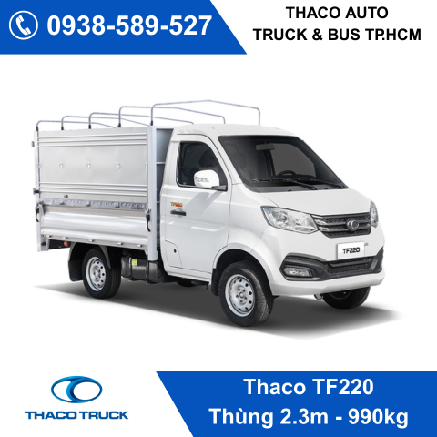 Xe Tải Thaco Frontier TF220 - Tải trọng 990kg – Thaco Auto Tp.HCM