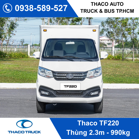 Xe Tải Thaco Frontier TF220 - Tải trọng 990kg – Thaco Auto Tải, Bus ...