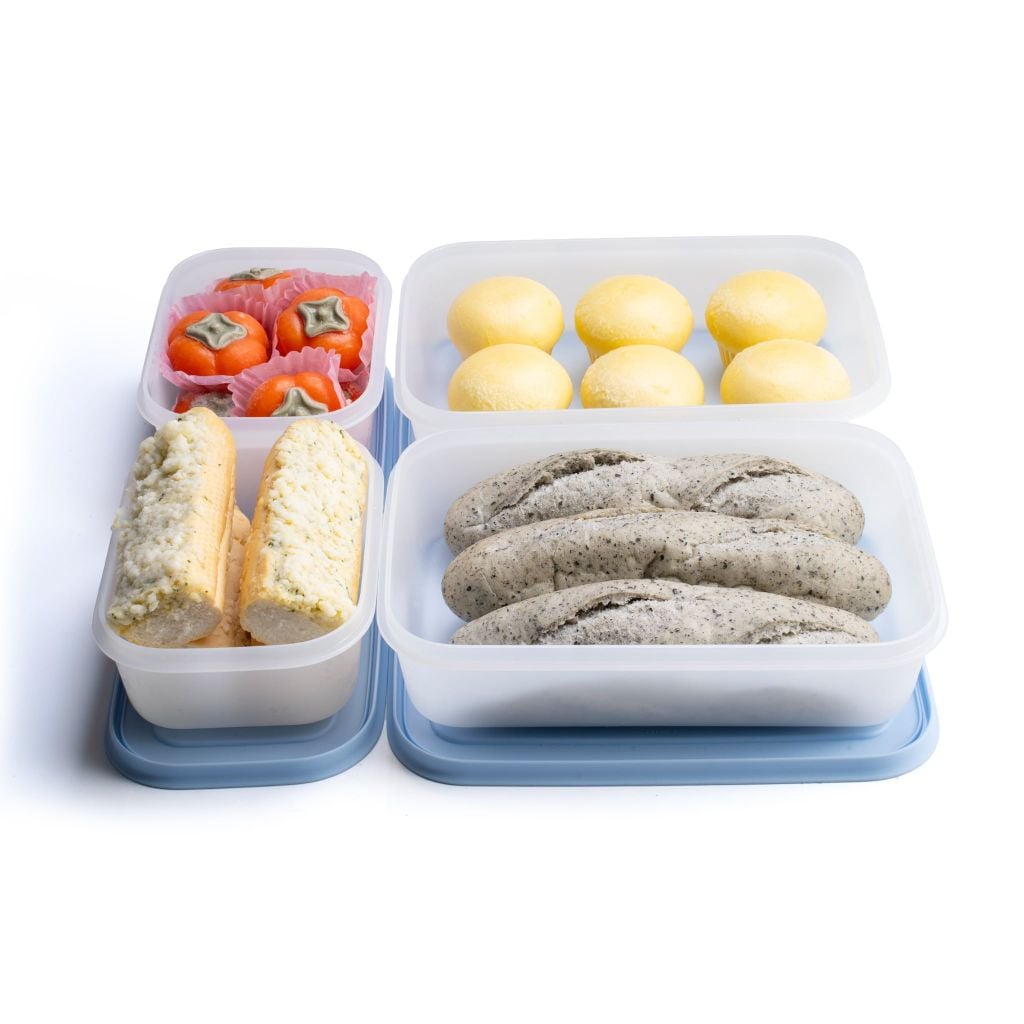 Bộ 4 hộp đựng thực phẩm Tupperware trữ đông Gen II 450ml và 1L