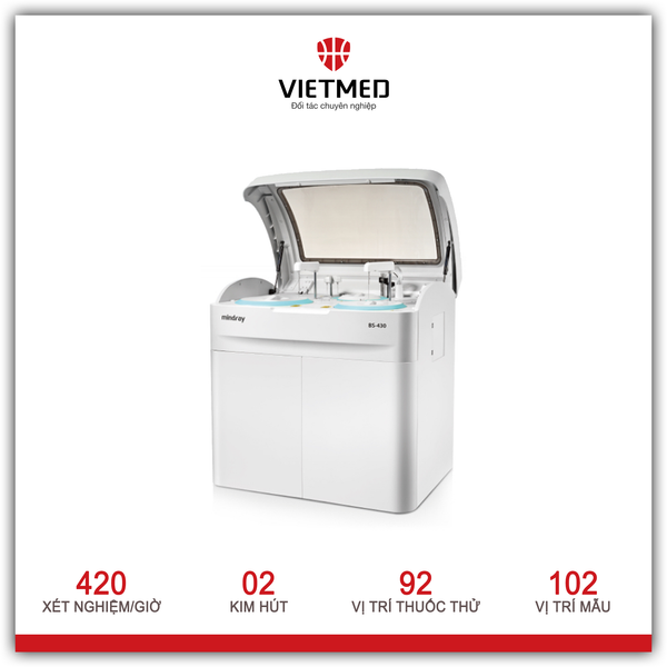 Máy xét nghiệm sinh hoá tự động BS-430 – VIETMED