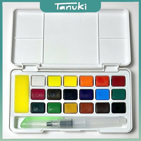 [TANUKI ART] Set màu nước travel tiện lợi Happy 12/18/24/62/72 màu ...