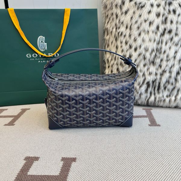 Túi Goyard Boeing 25 xanh tím than - Size 25 x 12 x 12cm - ANTONIO PREMIUM