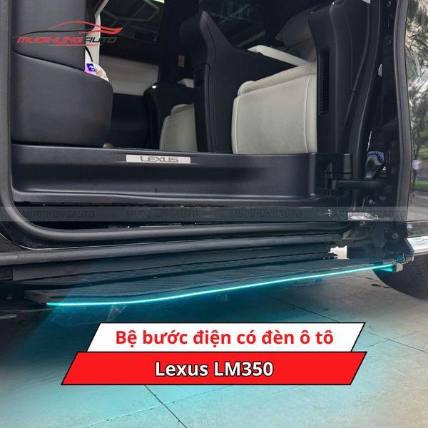 Bệ Bước Điện Có Đèn Ô Tô Lexus LM350 – Phụ Kiện Lexus