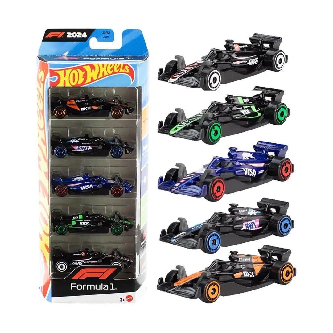 HOT WHEELS BASIC SET 5 CHIẾC F1 JGF58 – aesnkrs