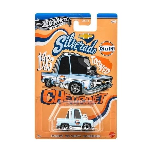 HOT WHEELS SILVER TOOND '83 CHEVY SILVERADO JCB64 – aesnkrs