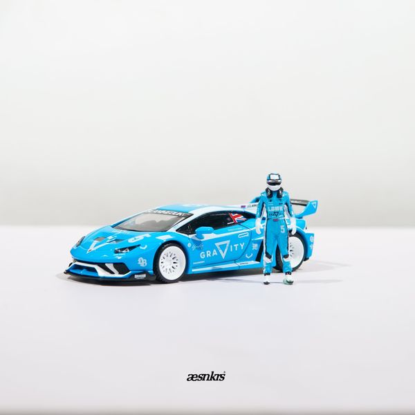 MINI GT - LBWK LAMBORGHINI HURACAN GT GRAVITY + DAI GRAVITY FIGURE - 1 ...
