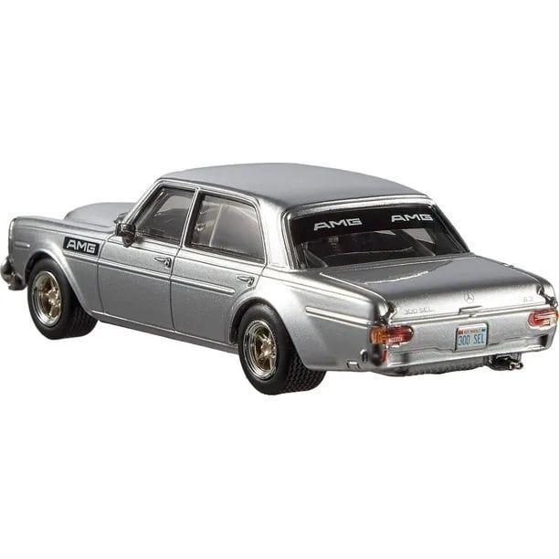 HOT WHEELS PREMIUM - 1:43 MERCEDES-BENZ 300 SEL 6.8 AMG SILVER HOT - H ...