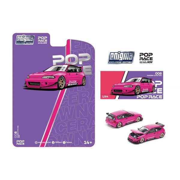POP RAACE - PANDEM CIVIC EG6 (PINK) - PR64008 – aesnkrs