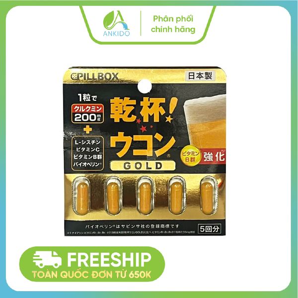 Kanpai Ukon Viên Giải Rượu 5 Viên Giảm Tác Hại Bảo Vệ Gan – ANKIDO TINH ...
