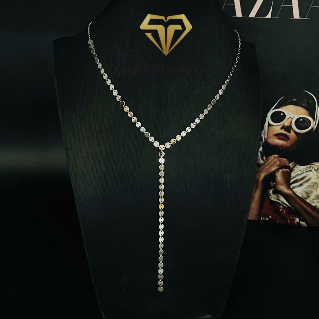 Dây Chuyền Lm Tròn Ép Mòng - DO95 - Vân Khánh Silver Gems