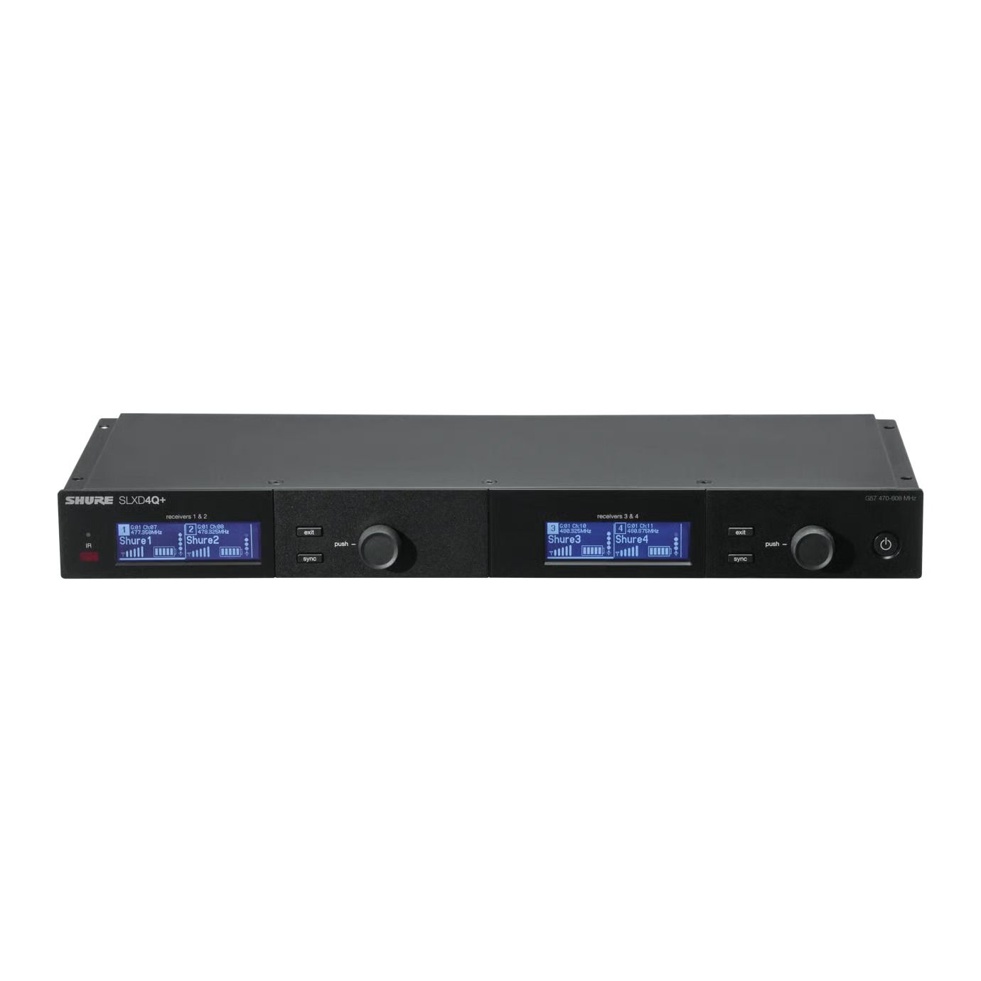Shure SLXD4Q+A=-G66 - Wireless Receiver, Quad– Đơn vị cung cấp thiết bị ...