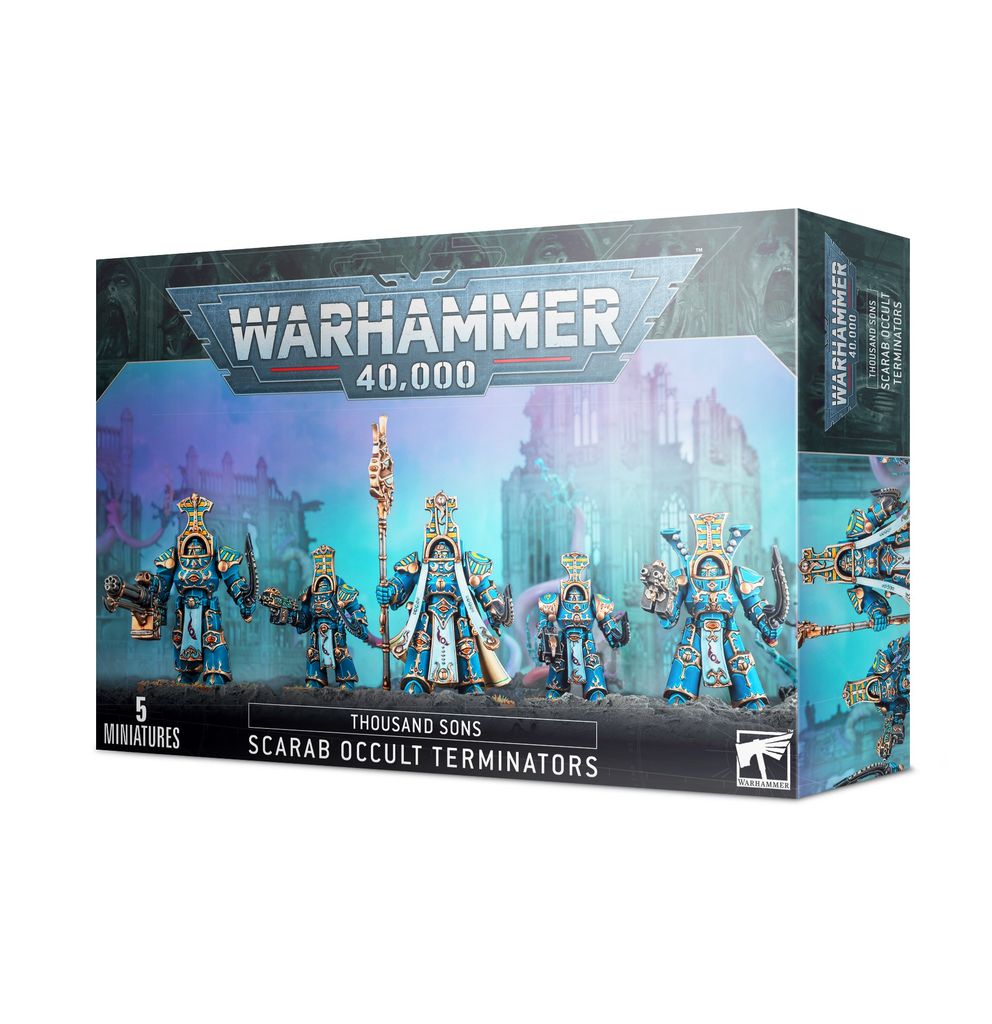 SCARAB OCCULT TERMINATORS - THOUSAND SONS - WARHAMMER 40K - GAMES WORK ...