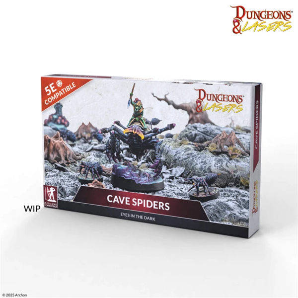CAVE SPIDER - DUNGEONS & LASERS - MINIATURE - ARCHON STUDIO - DNL0133 ...