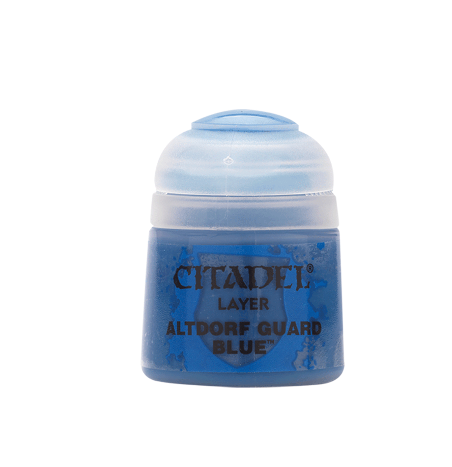 ALTDORF GUARD BLUE - LAYER COLOUR - CITADEL PAINTS - GAMES WORKSHOP ...