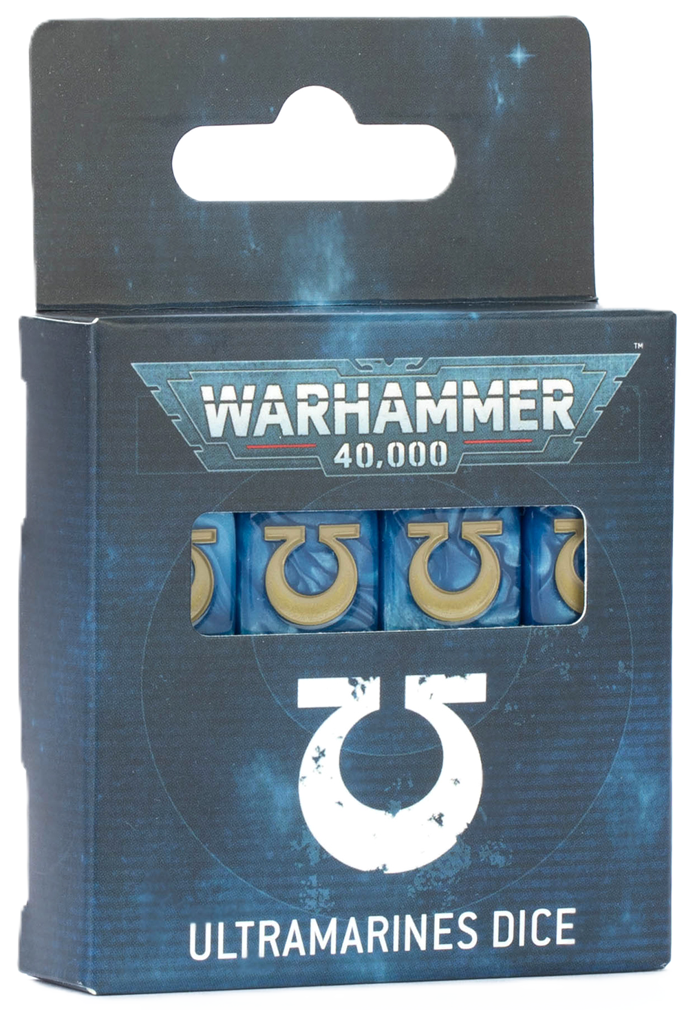 ULTRAMARINES DICE - SPACE MARINES - WARHAMMER 40K - GAMES WORKSHOP - 5 ...