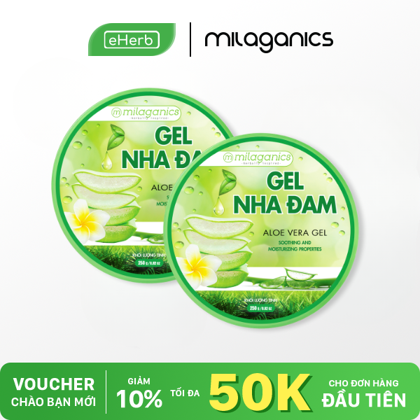 Combo 2 Gel Nha Đam Dưỡng Ẩm, Làm Mềm Da - Gel Lô Hội Dưỡng Body MILA. – eHerb