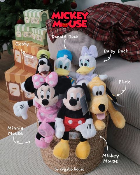 Gấu bông Mickey Mouse các nhân vật (Phim Mickey Mouse) – GABO HOUSE