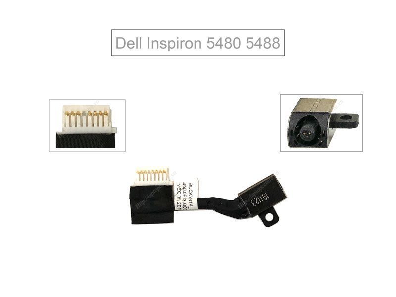 Giắc nguồn DC Dell chân 4.0*1.1 Inspiron 5480 450.0F703-0001 5488 5580 ...