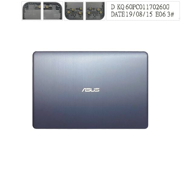 Vỏ A Asus VivoBook X507 Ghi Xanh Nhựa Vân sần & F507 (ORG +) – laptopcentre