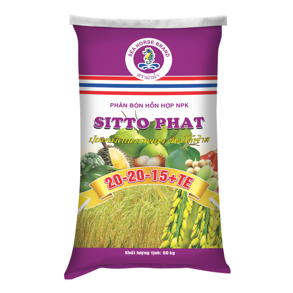 SITTO PHAT 20-20-15+TE (Bao 50kg) – Sitto Việt Nam