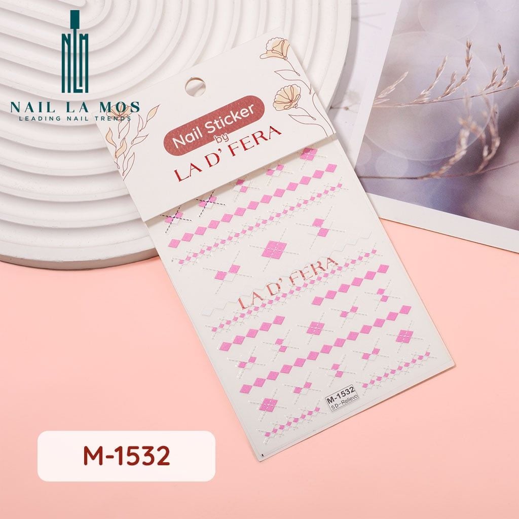 Sticker dán móng La D' Fera 4 – NAIL LA MOS