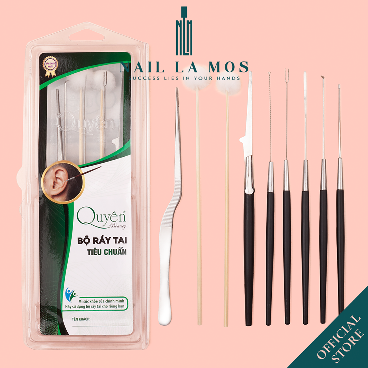 Bộ Ráy Tai Quyên – NAIL LA MOS