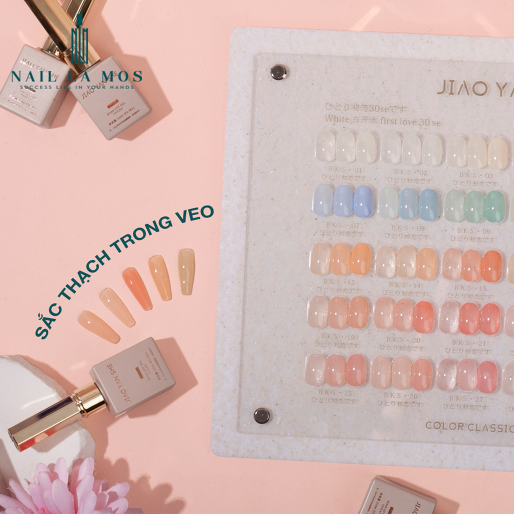 Set Sơn Thạch First Love Jiao Yan She Chính Hãng 30 Màu – NAIL LA MOS