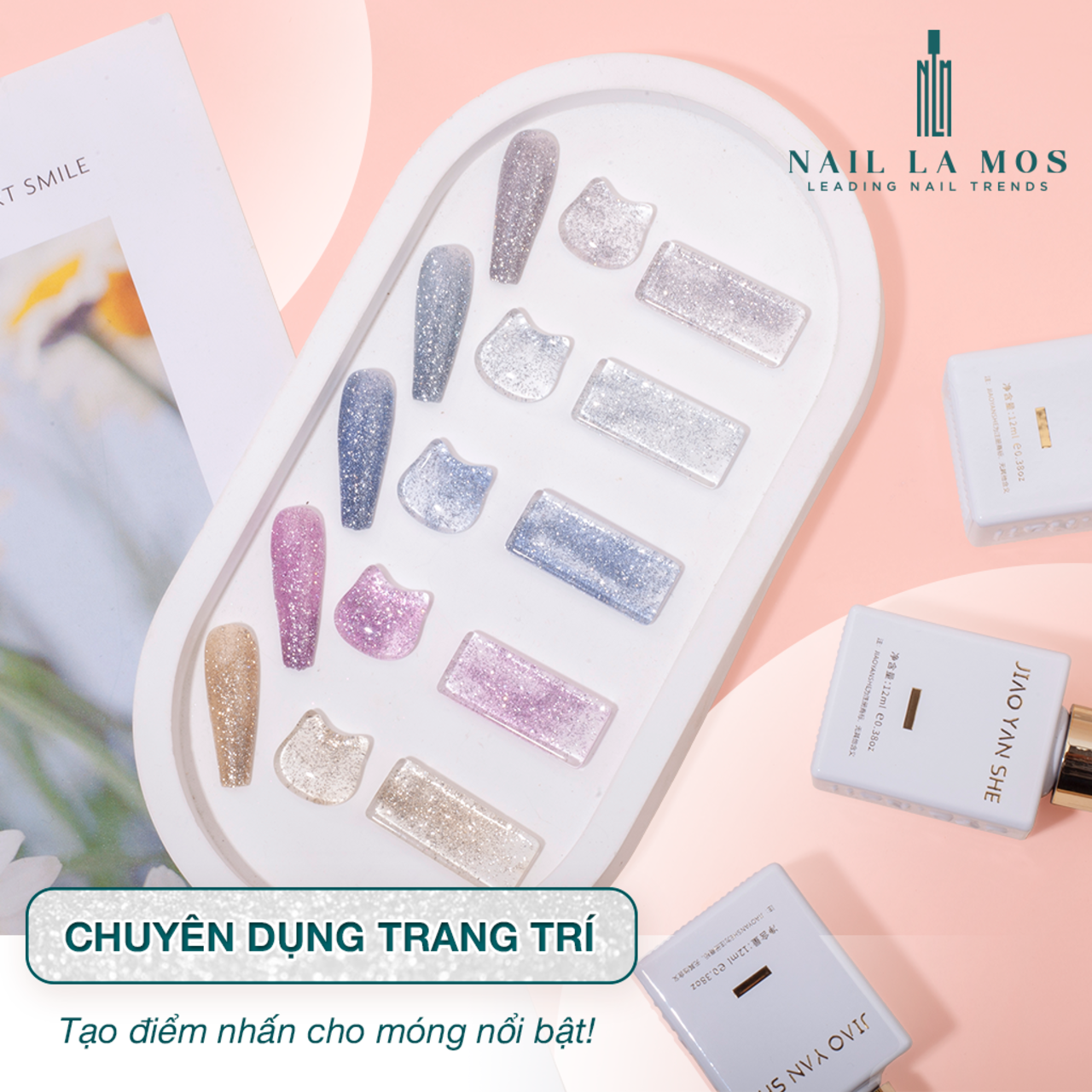 Sơn Gel Nhũ Kim Tuyến Beautiful Accident Jiao Yan She (15 Màu – Lẻ Cha ...