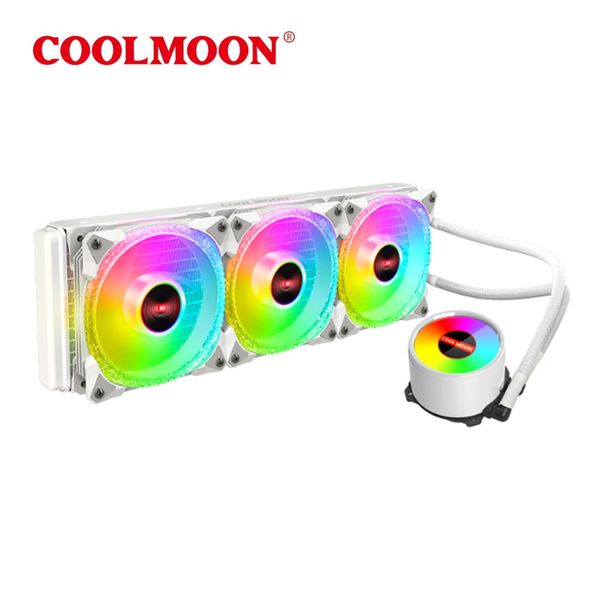 TẢN NHIỆT NƯỚC COOLMOON AOSOR AS360 3F (Trắng) – TIN HỌC ĐỨC ANH