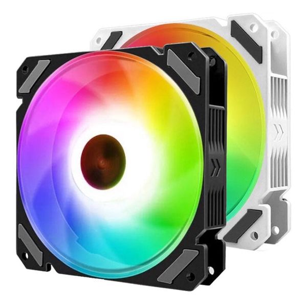 FAN CASE COOLMOON Y2 (Led RGB – gắn Hub) Đen/Trắng – TIN HỌC ĐỨC ANH