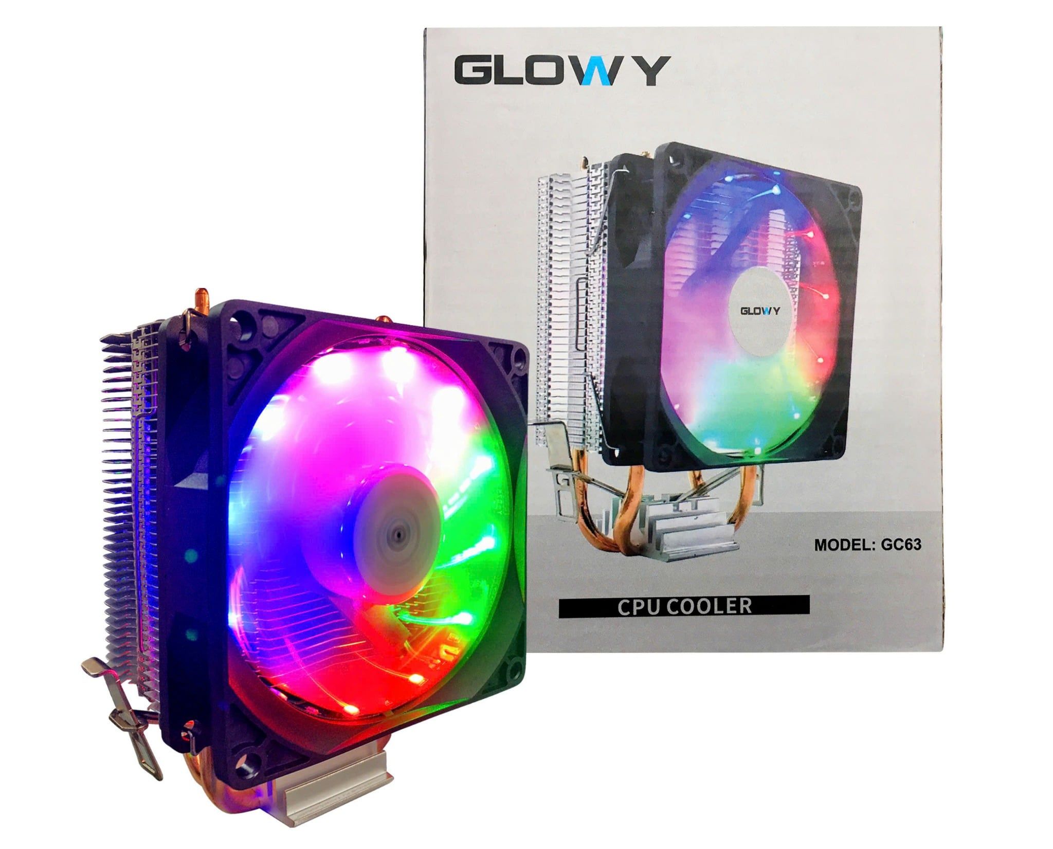 FAN CPU GLOWY GC63 LED RGB 2ỐngĐồng (115x/1200/AMD) – TIN HỌC ĐỨC ANH