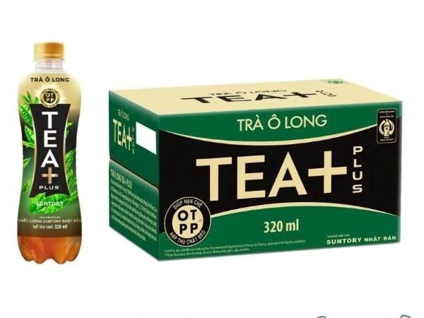 Thùng 24 Chai Trà Ô long Tea+ (320 ml/chai) – Nguyên Quân