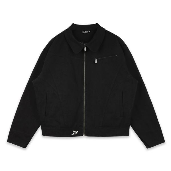 SCRIPT JACKET - BLACK – SWE