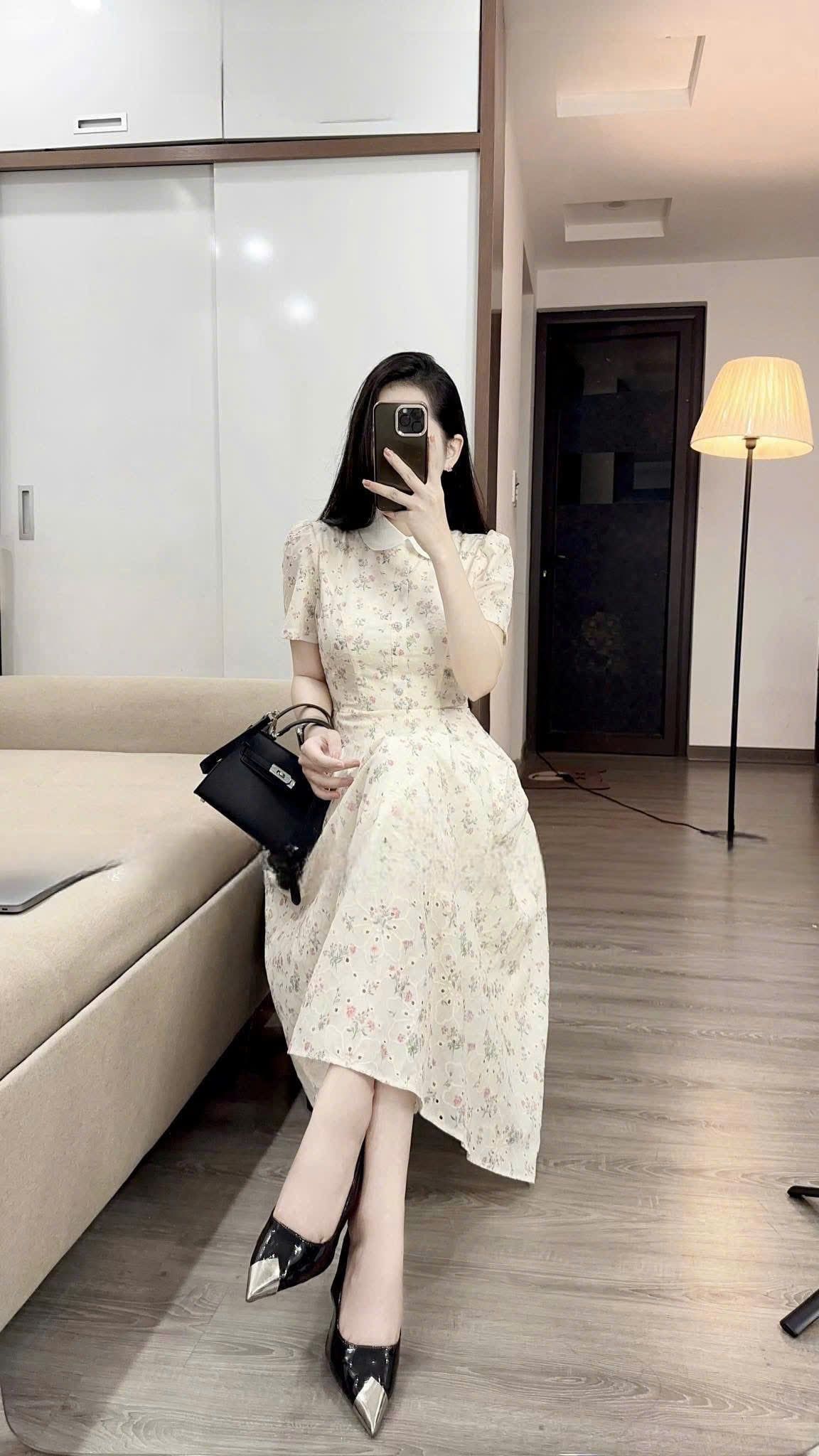 DX059-Đầm Vintage kiểu cổ sen – Xù Hằng Clothing Đà Nẵng - Công ty TNHH ...