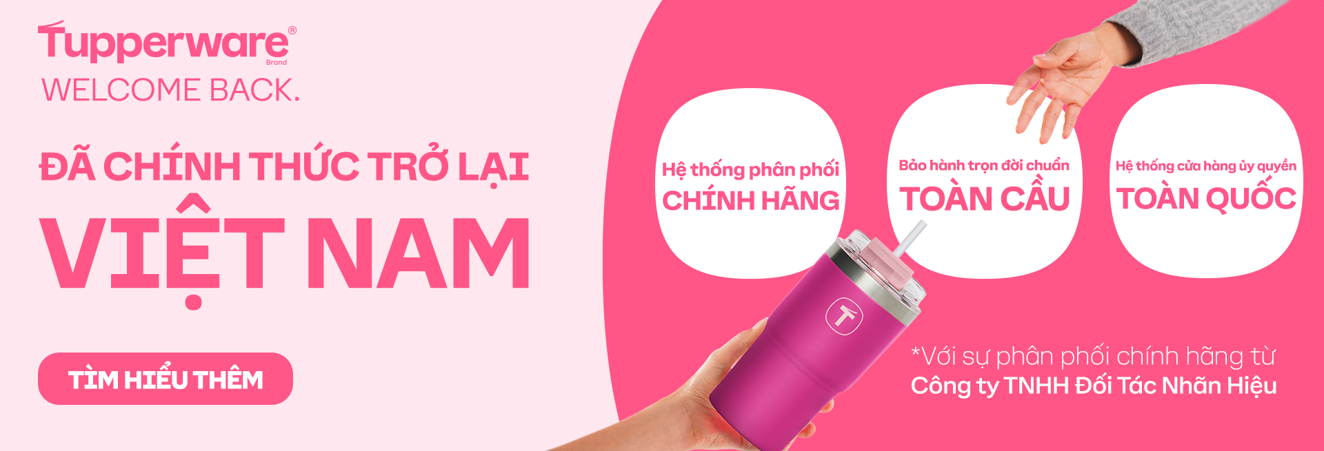 Tupperware Việt Nam chính thức trở lại|Phân phối & bảo hành chính hãng
